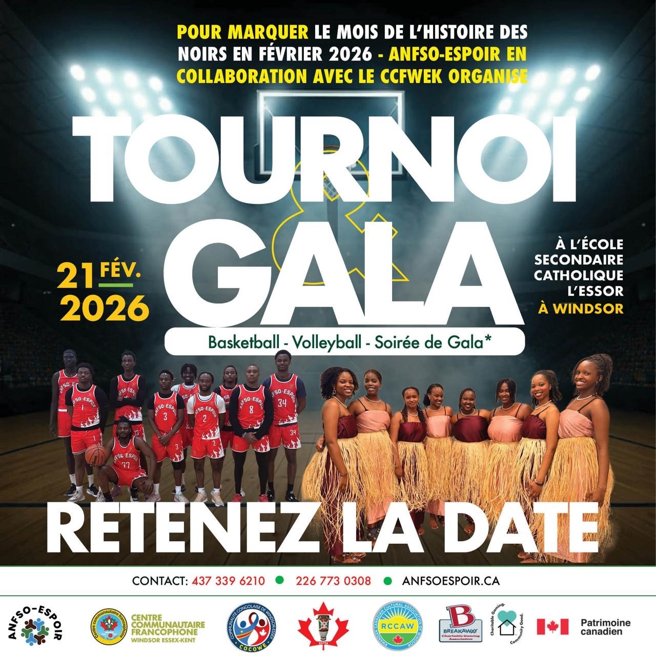 Tournoi de Gala : Basket-Ball Volley-ball et Soirée Gala – CCFWEK ...